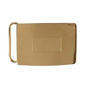Trafalgar 30mm Etched Compression Belt Buckle - Gold