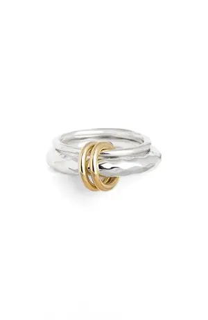 SPINELLI KILCOLLIN Agon Vulcan Stack Ring - Silver