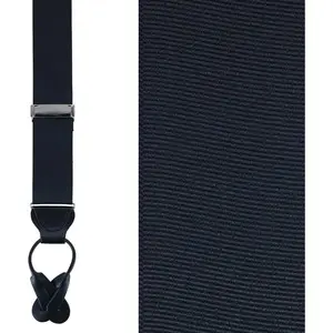 Trafalgar Phoenix 38mm Grosgrain Suspenders - Black