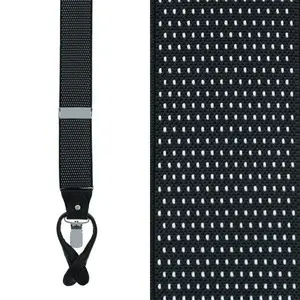Trafalgar Trafalgar Napier Elastic Convertible End Suspenders Black