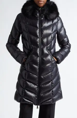 Moncler Trimmed Coats For Women