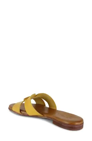 ARTISAN CRAFTED BY ZIGI Allony Leather Flat - Mustard Leather