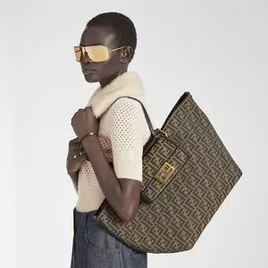 Fendi Baguette Mini Bag - Brown