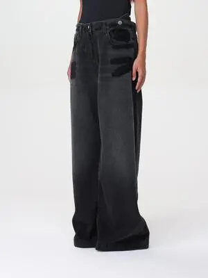 Attico Wash Wide Leg Jeans