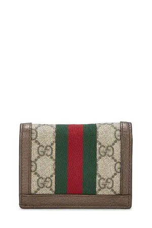 Gucci Original Gg Supreme Canvas Ophidia Compact Wallet