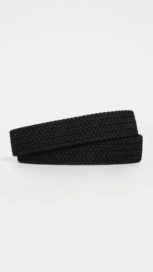 Anderson's Braided Woven Belt - Black N1