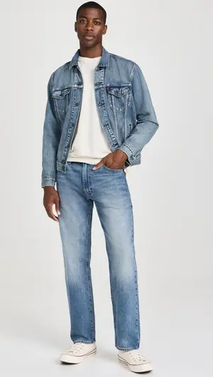 LEVI'S 555 Relaxed Straight Jeans - Indigo Champion