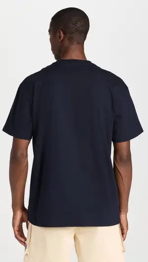 Carhartt Work In Progress Short Sleeve Chase T-shirt - Dark Navy/gold