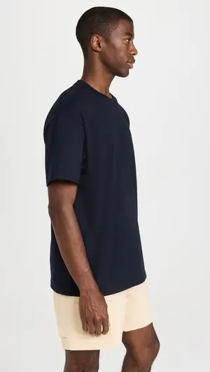 Carhartt Work In Progress Short Sleeve Chase T-shirt - Dark Navy/gold