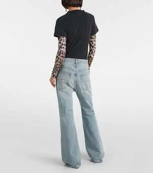 Balenciaga Mid-rise Flared Jeans
