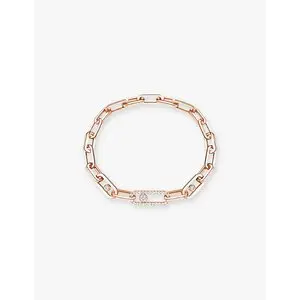 Messika Messika Move Link Diamond Bracelet Pink Gold