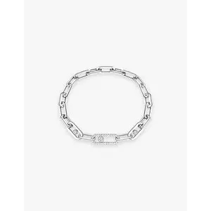 Messika Move Link Diamond Bracelet - White Gold