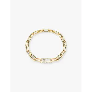 Messika Move Link Diamond Bracelet - Yellow Gold