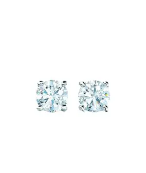 Tiffany & Co. Brilliant-cut Diamond Stud Earrings - Platinum