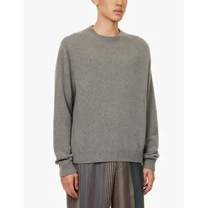 THE ELDER STATESMAN Crewneck Brushed Regular-fit Cashmere Jumper