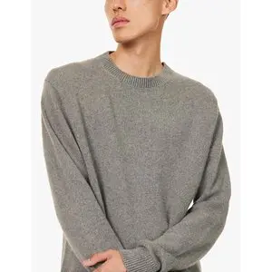 THE ELDER STATESMAN Crewneck Brushed Regular-fit Cashmere Jumper