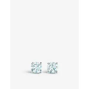 Tiffany & Co. Solitaire Diamond Stud Earrings