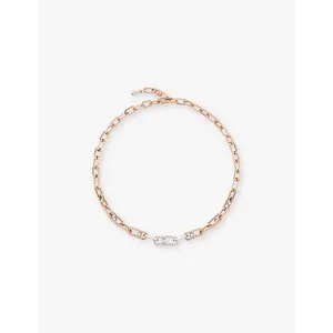 Messika Move Link Diamond Necklace - Pink Gold