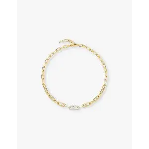Messika Move Link Diamond Necklace - Yellow Gold