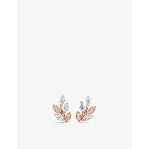 Tiffany & Co. Victoria Diamond And Rose Gold Earrings - 18k Rose Gold