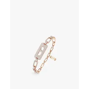 Messika Move Link Diamond Bracelet - Pink Gold