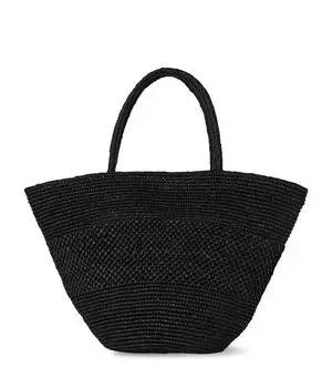 THE ROW Emilie Raffia Tote Bag