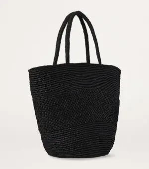 THE ROW Emilie Raffia Tote Bag