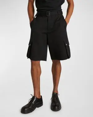 Jacquemus Jacquemus Le Cargo Bermuda Shorts - Black