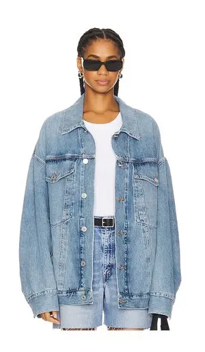 AGOLDE Reworked Wayne Denim Jacket - Clarity