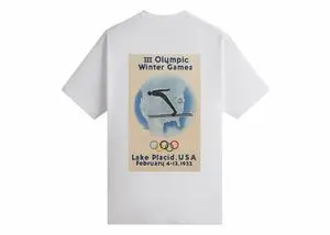 Kith Olympics Heritage Lake Placid 1932 Vintage Tee Shirt - White