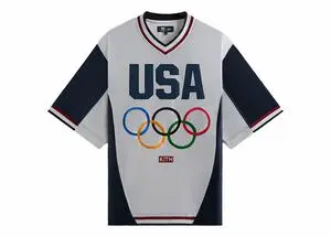 Kith Team Usa Faille Jersey Warmup Shirt