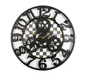 MACKENZIE-CHILDS Courtly Check Large Farmhouse All Clock - One-color