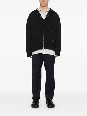 Studio Nicholson Logo-print Zip-up Hoodie