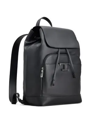 TOD'S T Timeless Medium Backpack - Black