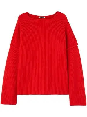 JIL SANDER Raised-seam Sweater