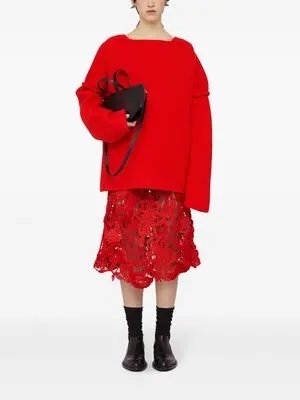 JIL SANDER Raised-seam Sweater