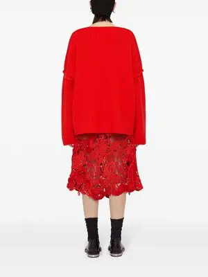 JIL SANDER Raised-seam Sweater