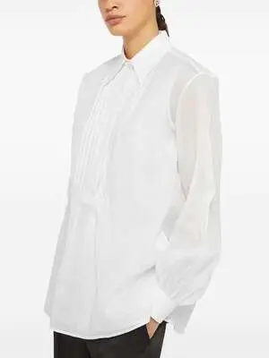 JIL SANDER Pleated Cotton Shirt