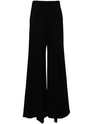 Giambattista Valli High-rise Wide-leg Trousers - Black