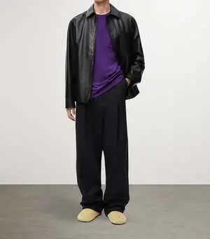 Loewe Leather Shirt Jacket