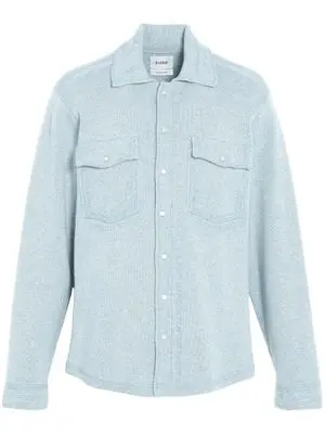 BARRIE Knitted Overshirt - Blue