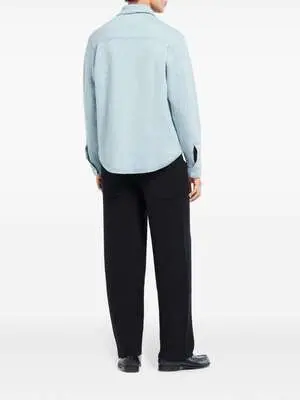 BARRIE Knitted Overshirt - Blue