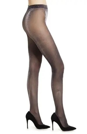 Oroblu Oroblu Diamond Metallic Tights Black/silver