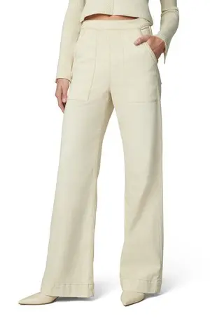 Joe's Jeans High Waist Wide Leg Jeans Creme Brulee