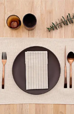 MEEMA Rustic Placemats Set Of 4 - Natural