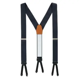 Trafalgar Banbury Paisley Silk Formal Suspender - Black