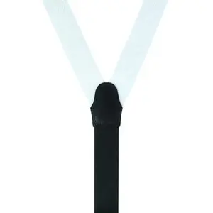 Trafalgar Banbury Paisley Silk Formal Suspender - White