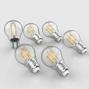 JONATHAN Y Classic Non-dimmable G45-4w Led Edison Bulbs With E26 Base, 80+ Cri, Warm White 2700k, 420 Lumens - Clear