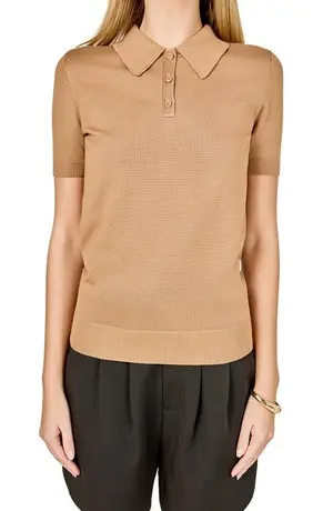 Endless Rose Polo Sweater - Brown