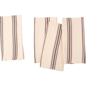 SIAFU HOME Mistari Striped Napkins Set Of 4 - Multi